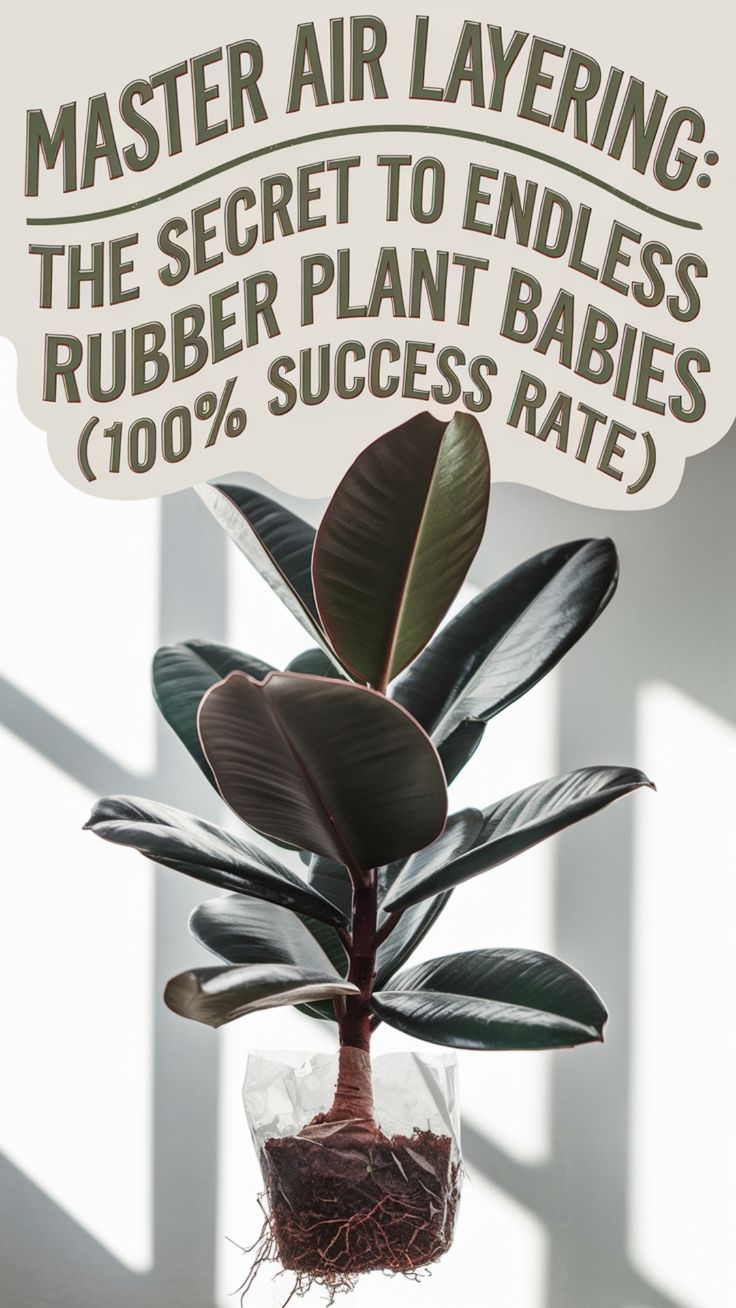 The Air Layering Method for Propagating Rubber Plants: What You Need to ...