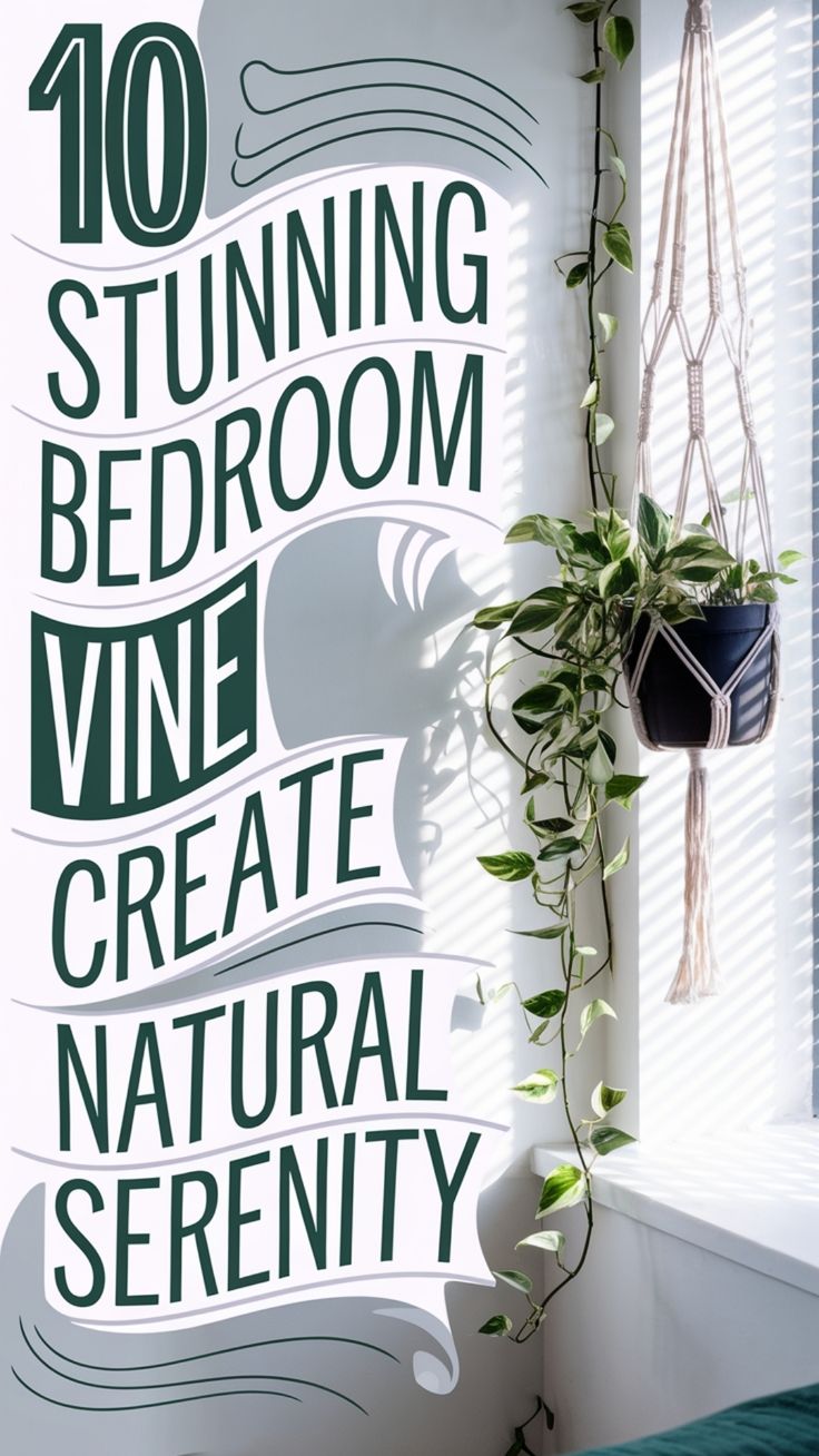 10 Creative Bedroom Vines Ideas for a Relaxing Atmosphere | Houseplant ...