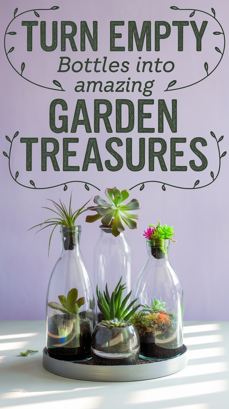10 Bottle Plant Ideas for Eco-Friendly DIY Projects | Houseplant Alley