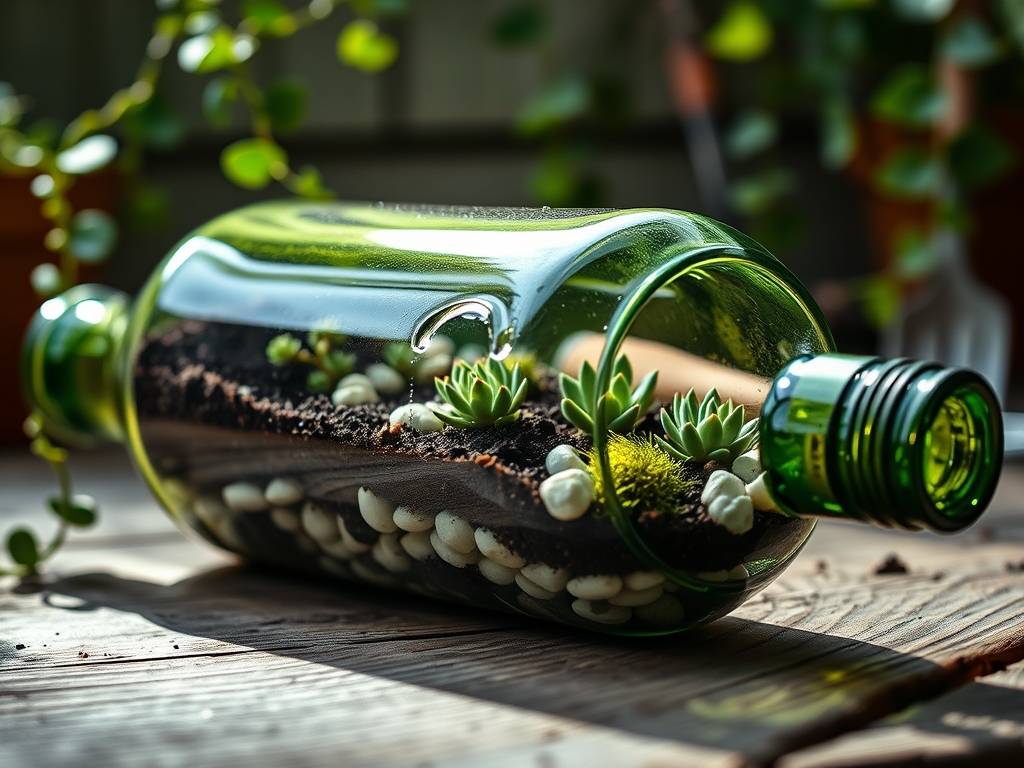10 Easy DIY Bottle Terrariums for the Eco-Conscious Gardener | Houseplant Alley