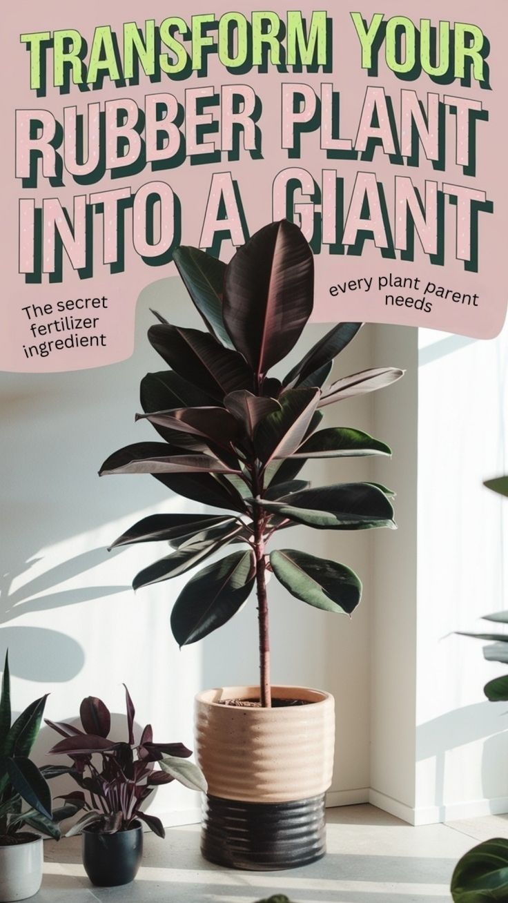 How to Boost Growth in Rubber Plants With the Right Fertilizer ...