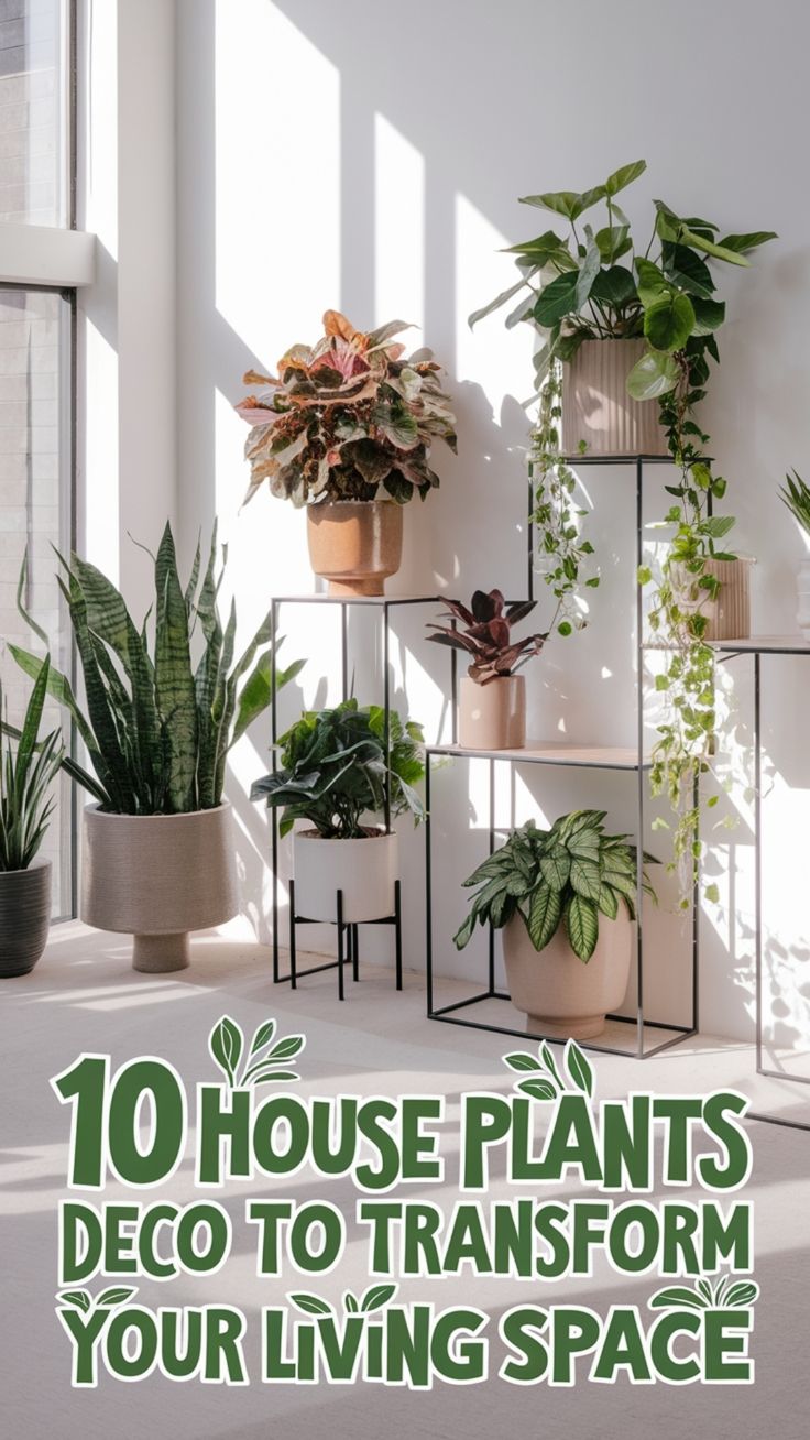 10 House Plants Decor Tips to Transform Your Living Space | Houseplant ...