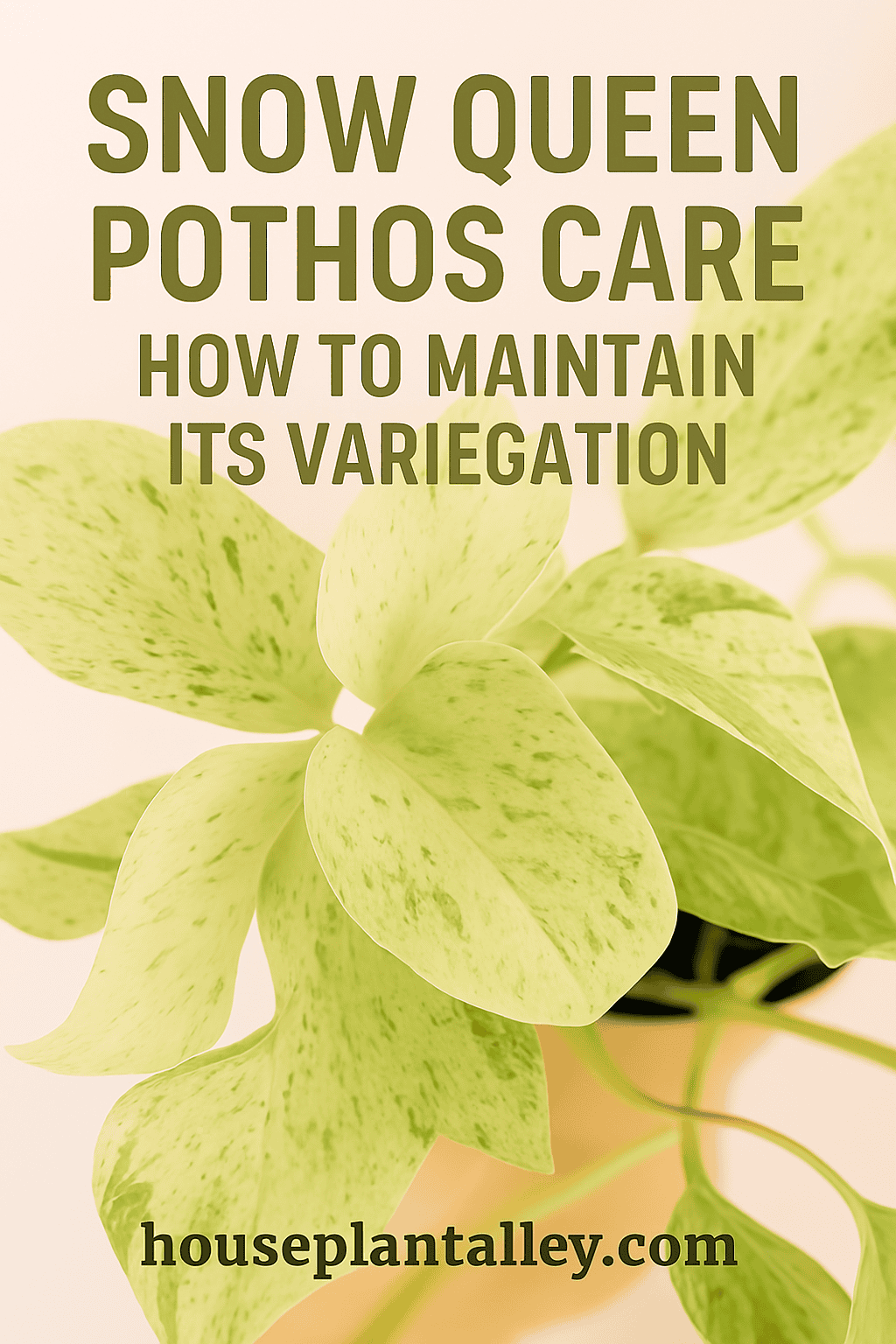 Mastering the Art of Snow Queen Pothos Care | Houseplant Alley